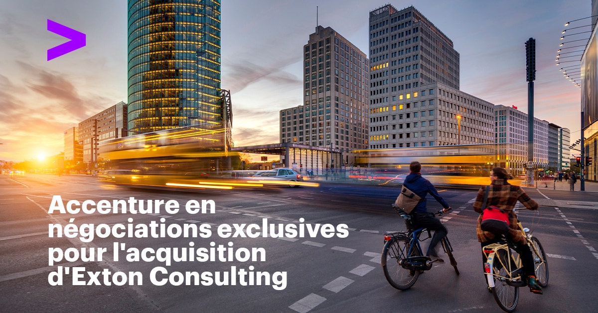 Accenture annonce son intention d’acquérir le cabinet de conseil en ...
